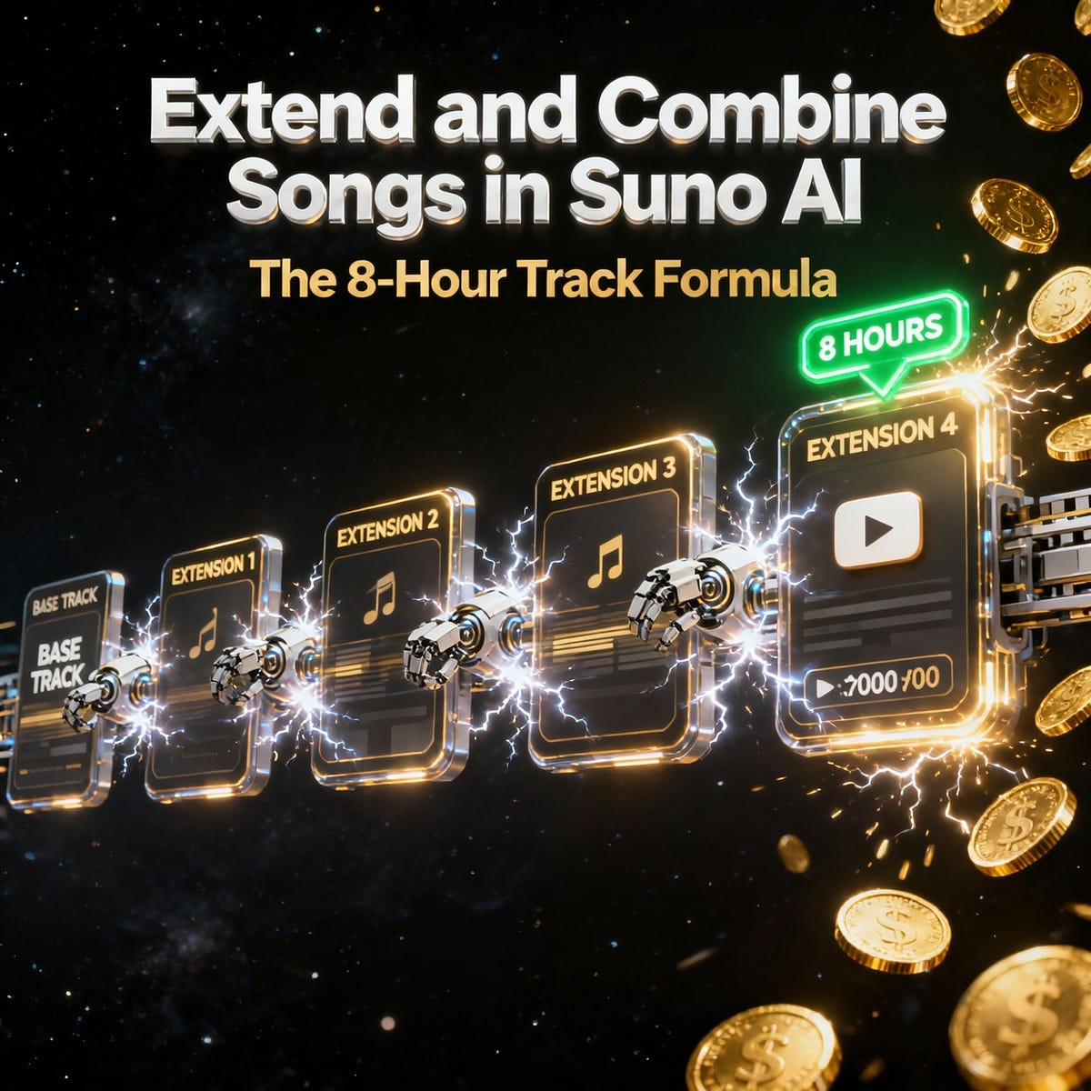 How to Combine Songs & Extend Tracks in Suno AI (2026) | Medium