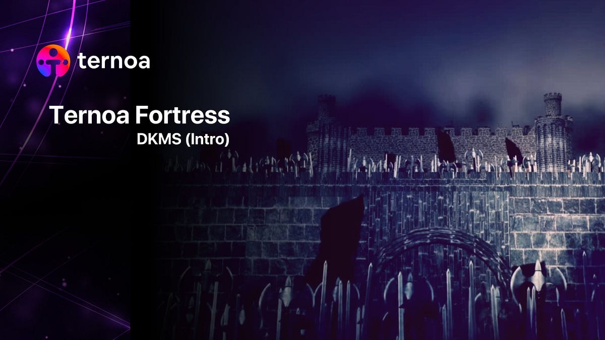 Ternoa Fortress: DKMS (Intro). Ternoa Fortress is the first-of-a-kind… | by Amin Razavi | Ternoa ...