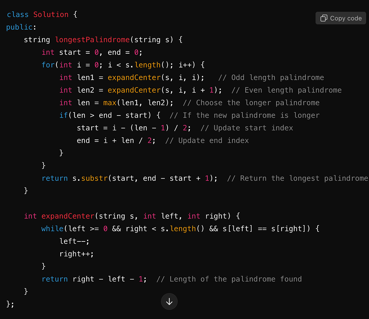 Longest Palindromic Substring | String | by Nayan ankit | Dec, 2024 ...