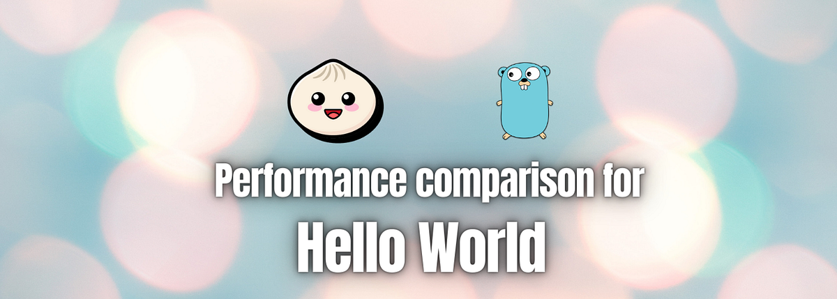 Hello world performance: Bun vs Go | Tech Tonic