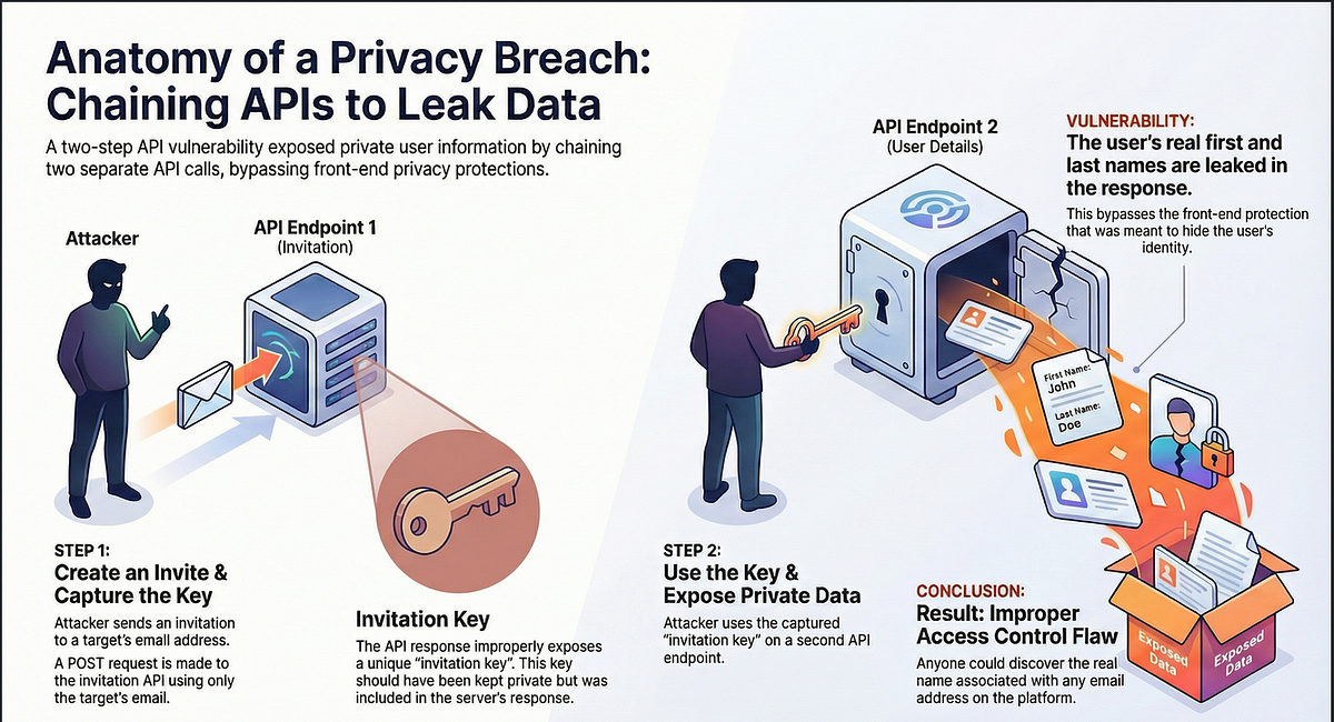 How I Found A Privacy Leak In An Invitation Workflow On Redacted ( Improper Access Control ...