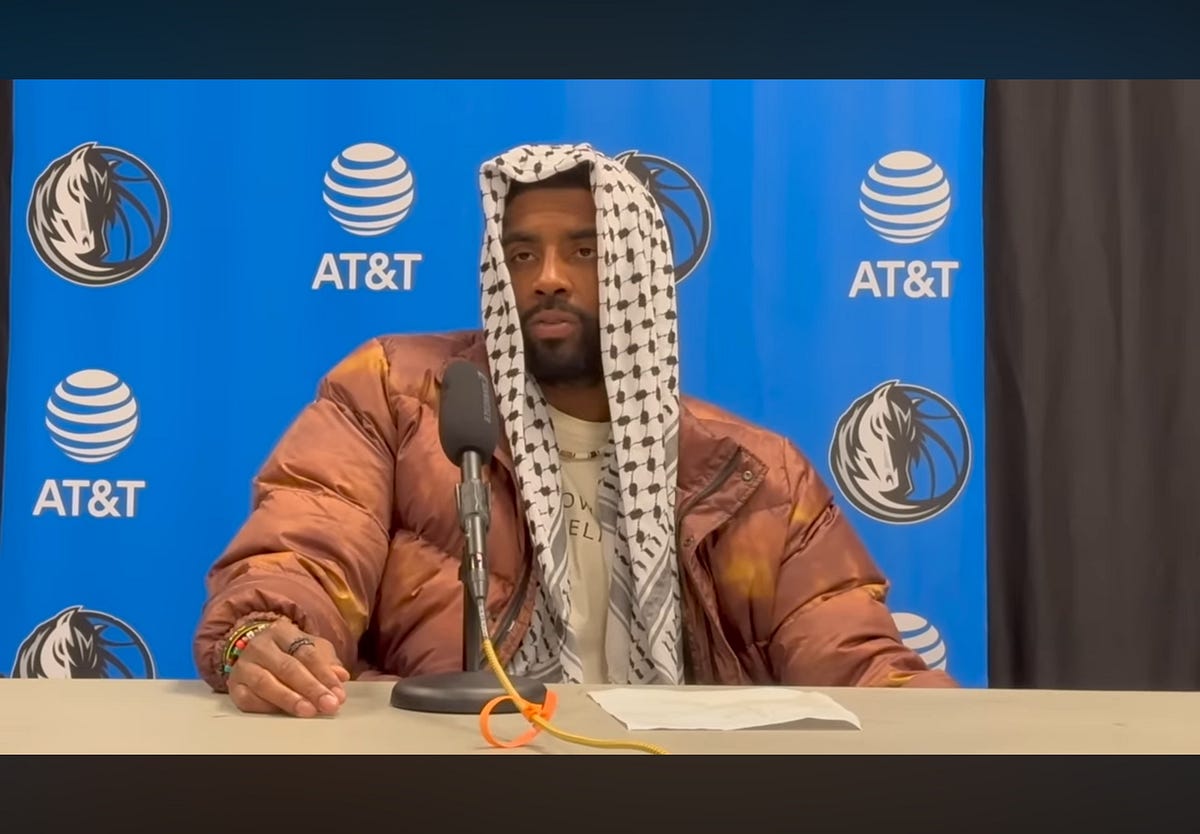 Respect! Kyrie Irving Dons Keffiyeh in Solidarity with Palestinian ...