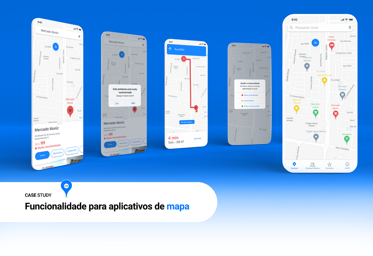 Estudo de caso: Funcionalidade de aplicativo de mapas. | by Vitor ...