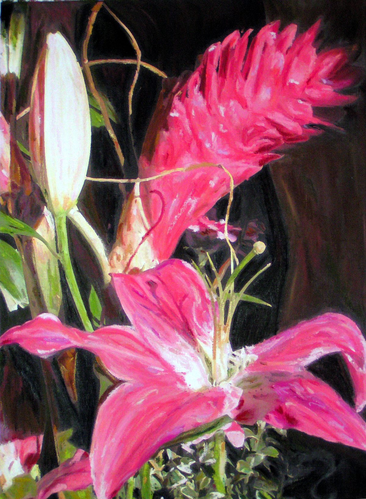 Ginger & Lily. still life of vibrant flowers…. | by Delfino | Medium