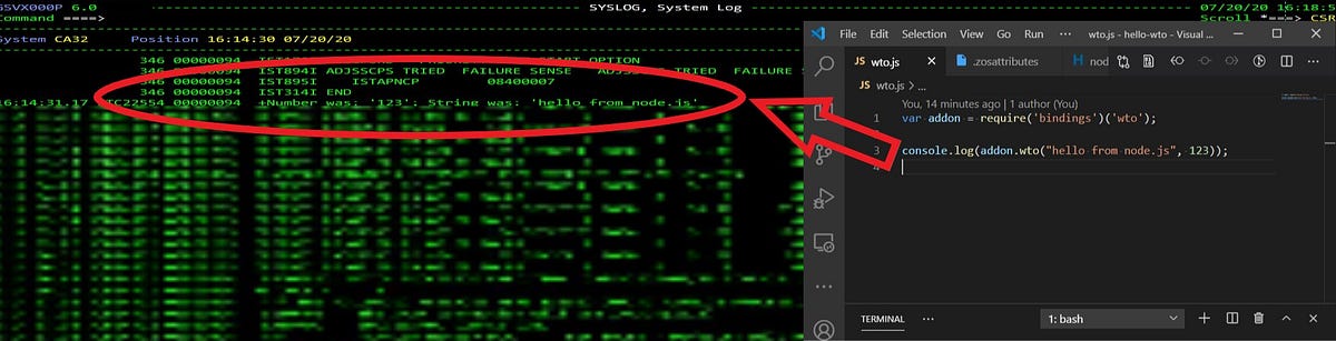 How to Call Low-Level z/OS Services from Node.js | by Dan Kelosky | Zowe | Medium