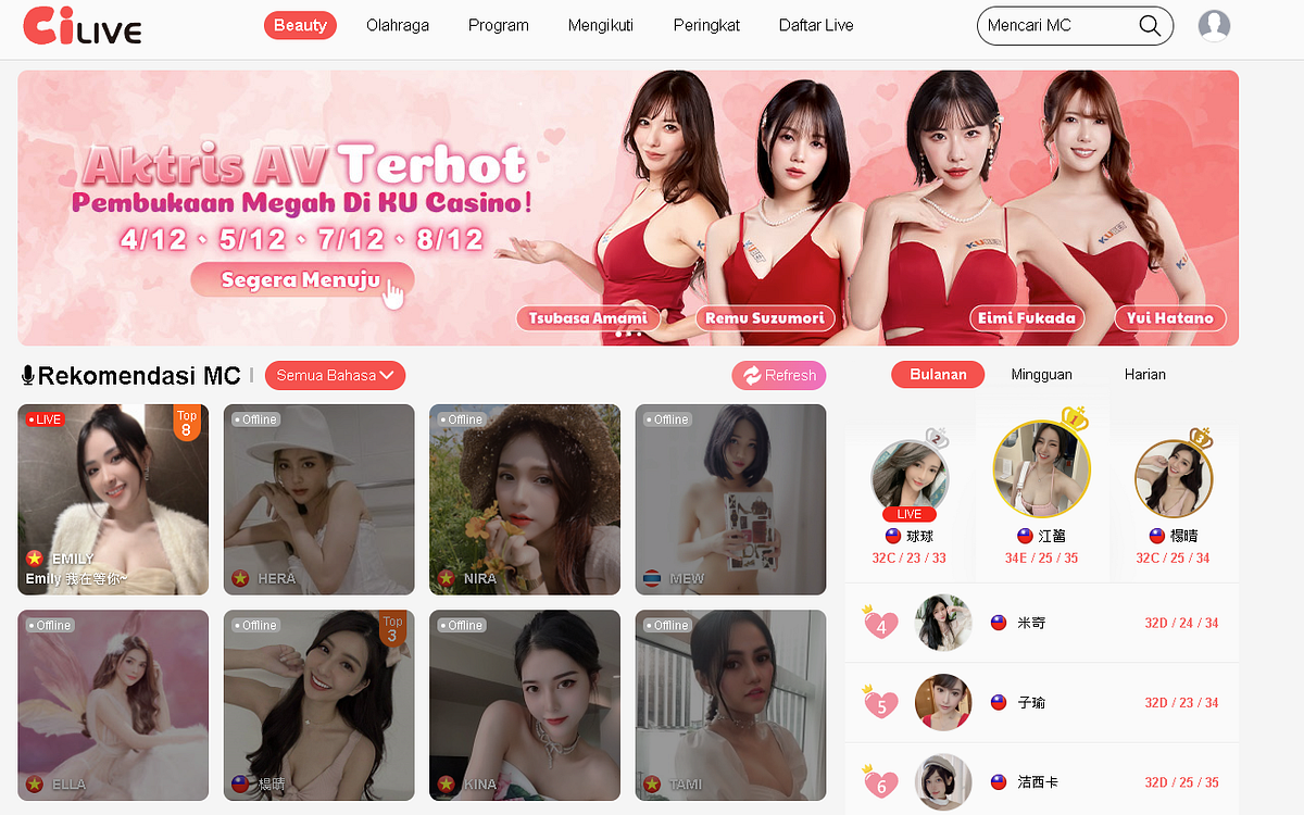 Cool-In Live: Temui Banyak MC Cantik Hanya di Kubet Indonesia | by Kubet Indonesia | Medium