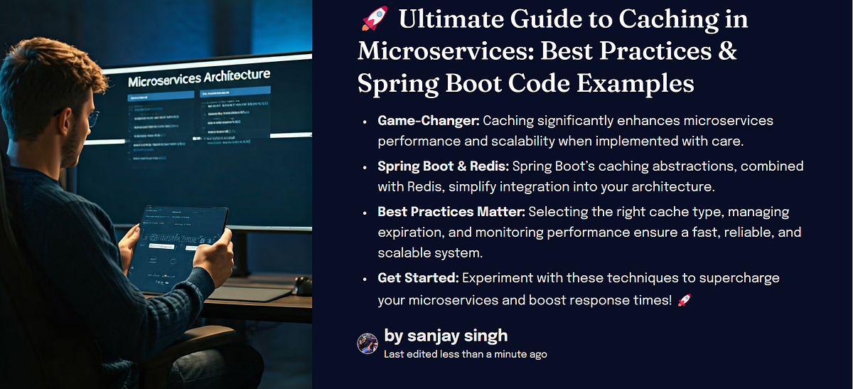 🚀 Ultimate Guide to Caching in Microservices: Best Practices & Spring Boot Code Examples | by ...