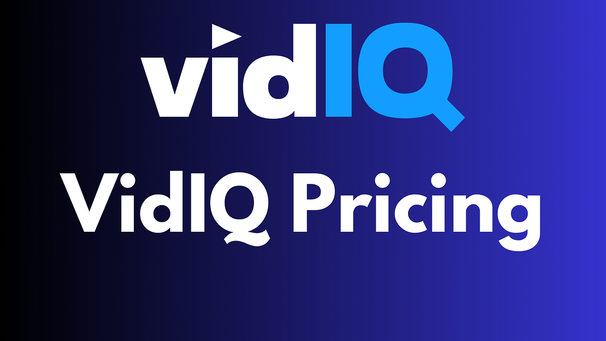 VidIQ Pricing: Unlocking the Power of YouTube Growth | by video ...