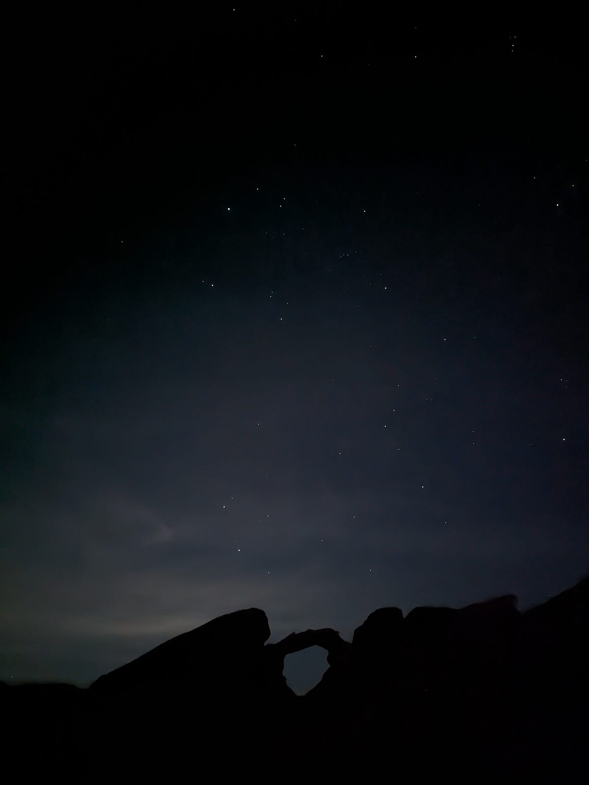 Orion and Arch Rock in the Valley of Fire | by Synapsid | Medium