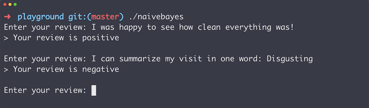 Naive Bayes Classifier From Scratch Part 2 Nlp In Golang By Harry 1786