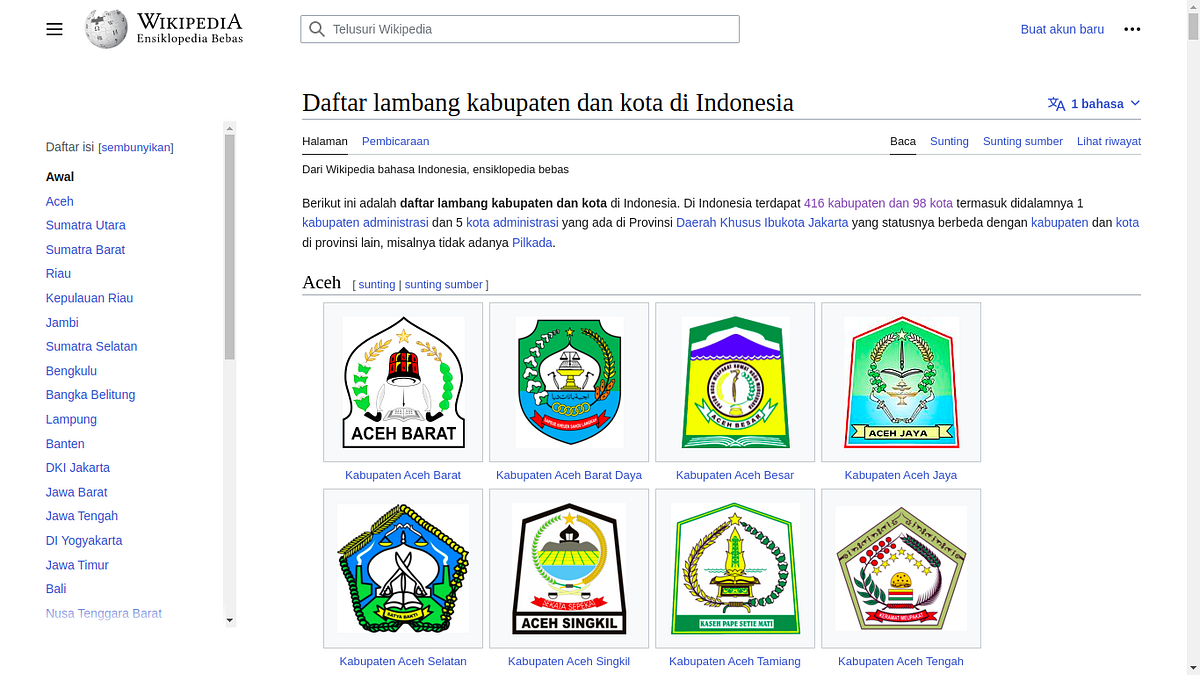 Scraping Logo Wilayah Indonesia From Wikipedia | by Syofyan Zuhad | Medium