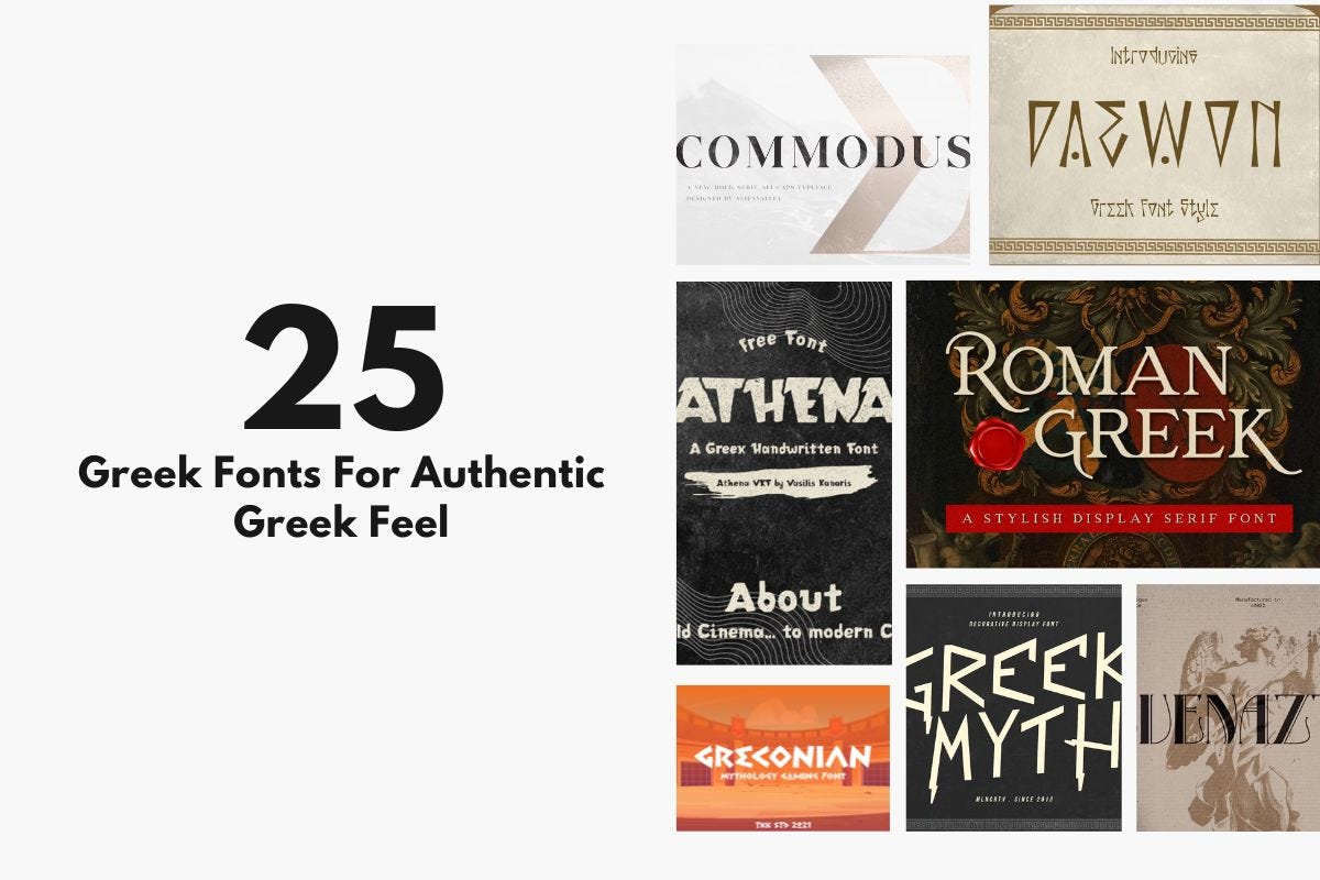 25 Greek Fonts For Authentic Greek Feel | Font Flash
