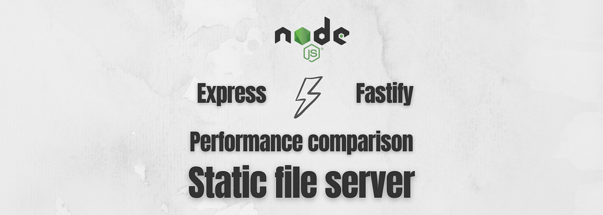 Express vs Fastify: Static file server performance comparison | Tech Tonic