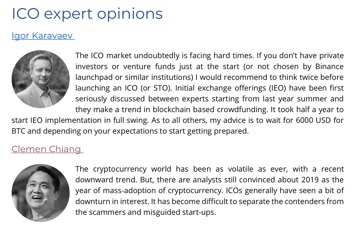 State of the ICO Market. Contributed to ICO Expert Opinions | by Dr ...