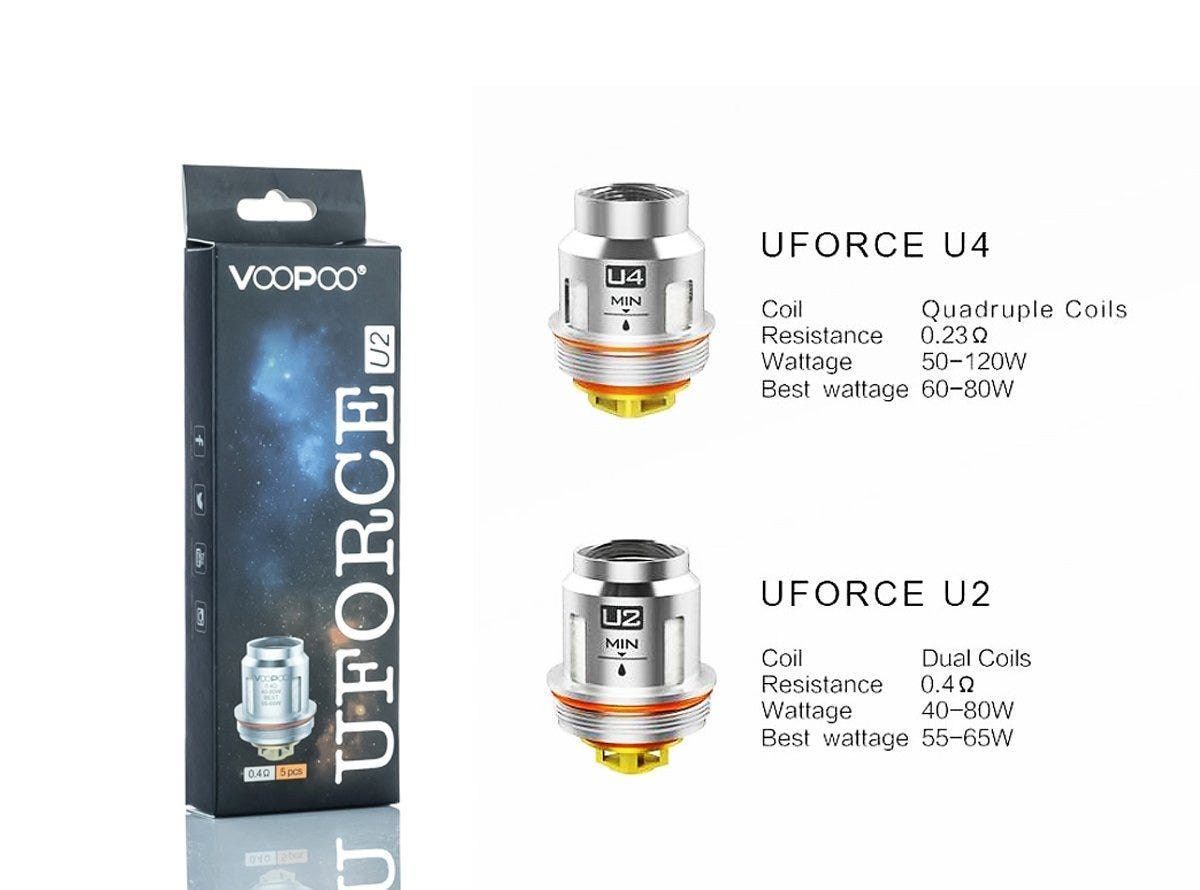 VOOPOO UFORCE Coil (5pcs/pack) - vapeshop - Medium