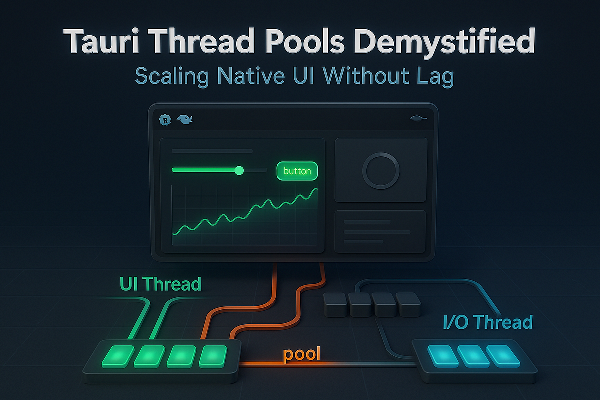Tauri Thread Pools Demystified: Scaling Native UI Without Lag | by Nikulsinh Rajput | Jul, 2025 ...
