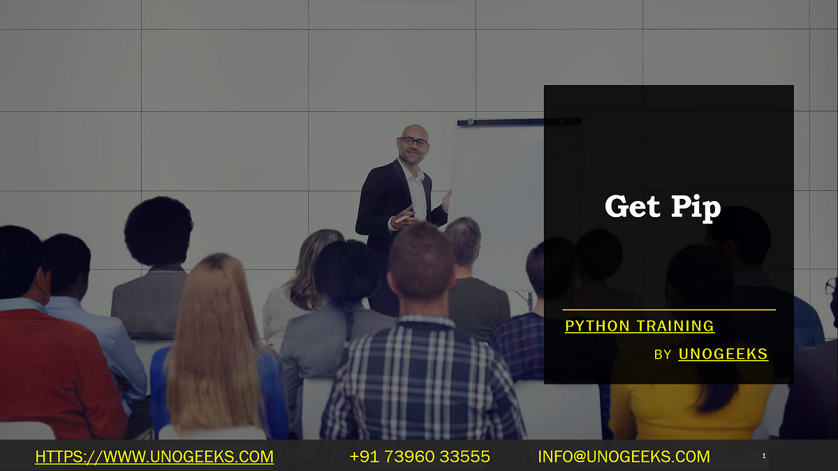 Get Pip. To get pip, the package manager for… | by Shiva Yarlagadda ...