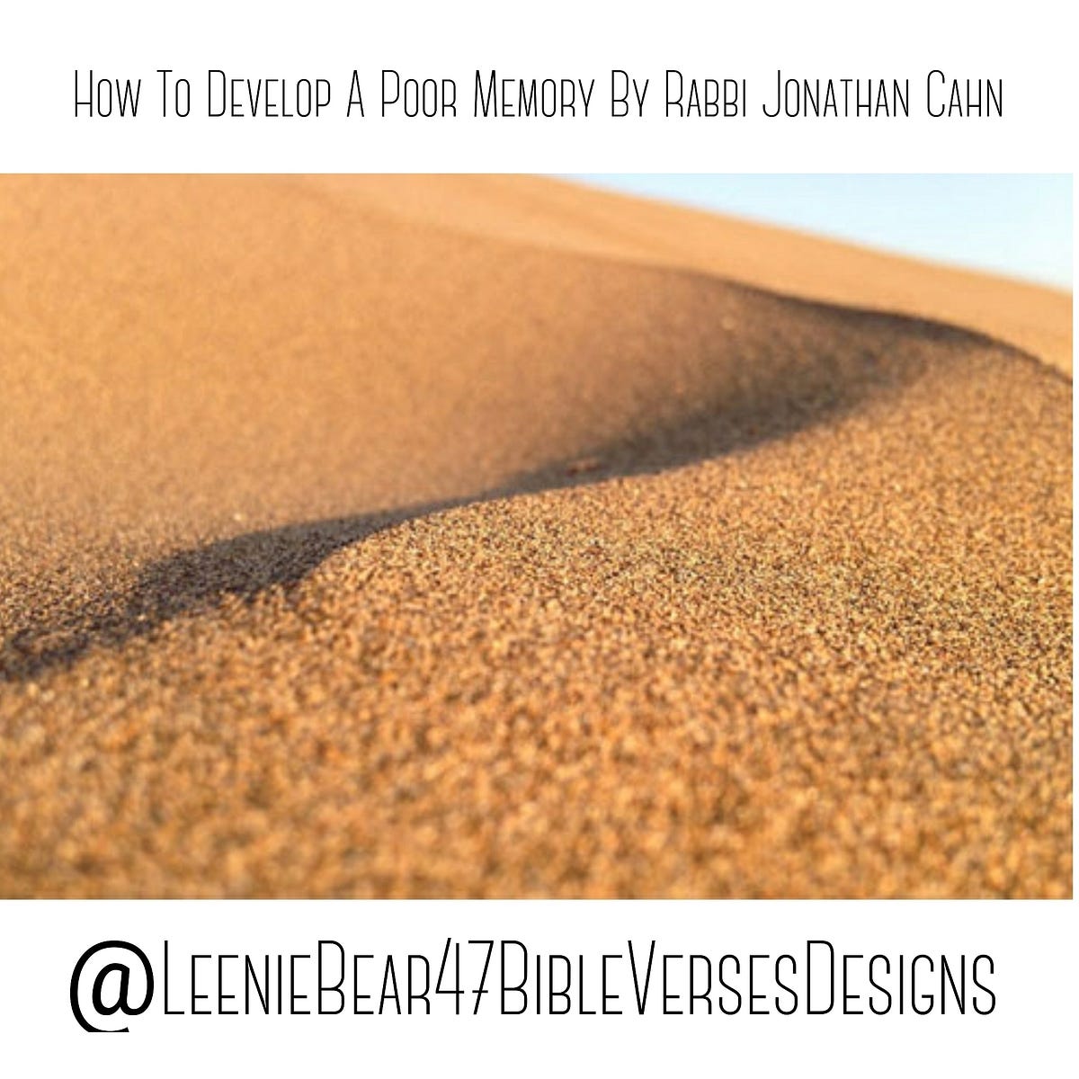 How To Develop A Poor Memory By Rabbi Jonathan Cahn | by 𝓐𝓲𝓵𝓮𝓮𝓷 𝓓𝓮𝓵𝓰𝓪𝓭𝓸 ...