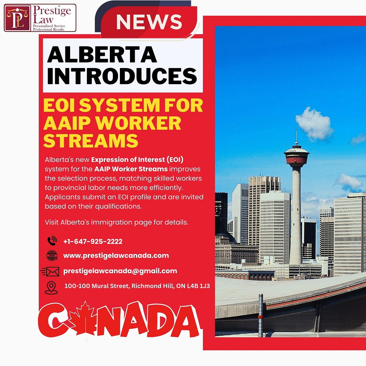 🚨 Breaking News: Alberta launches a new Expression of Interest (EOI) system for the Alberta ...