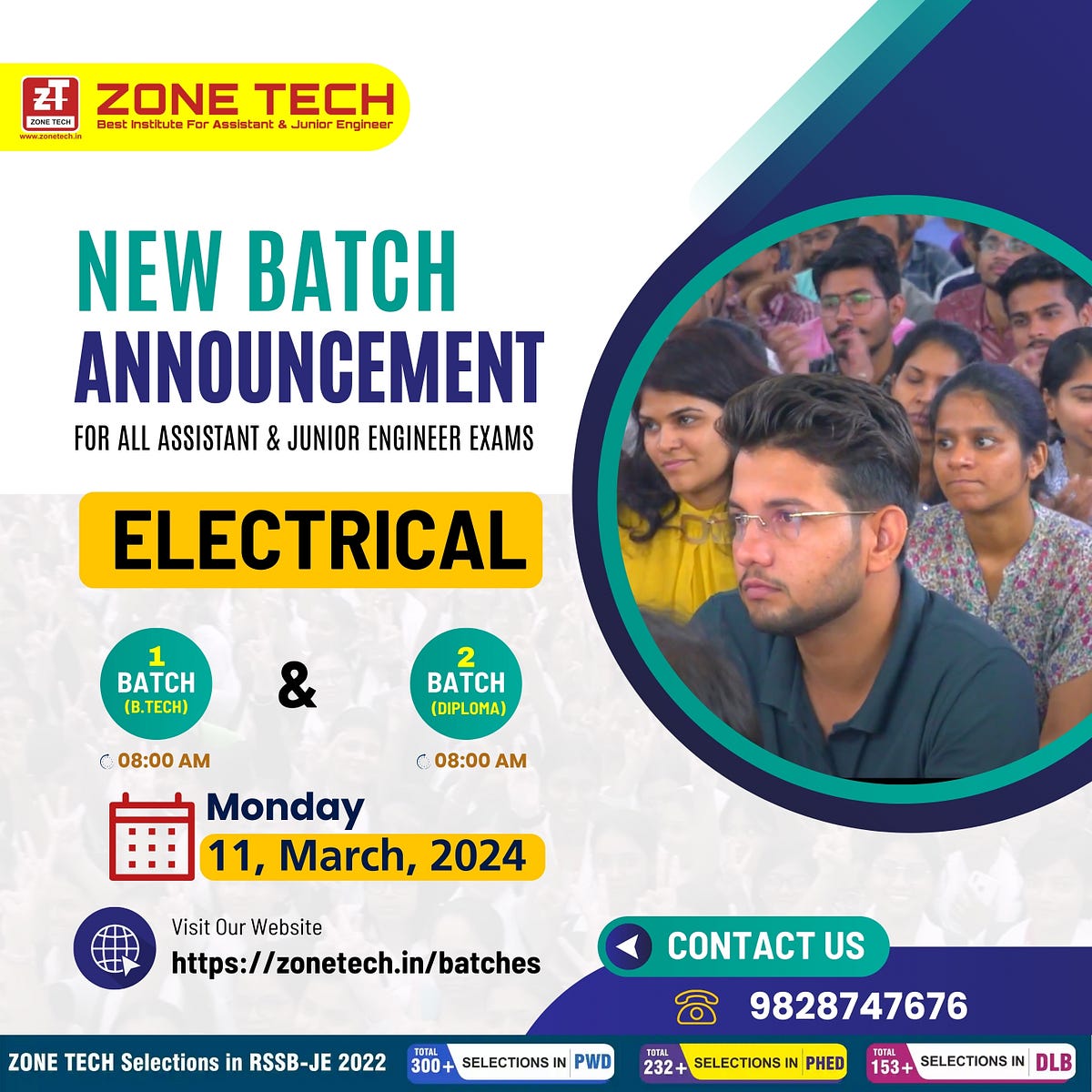 New Batch Announcement for Electrical Engineering Students ZONE TECH ...