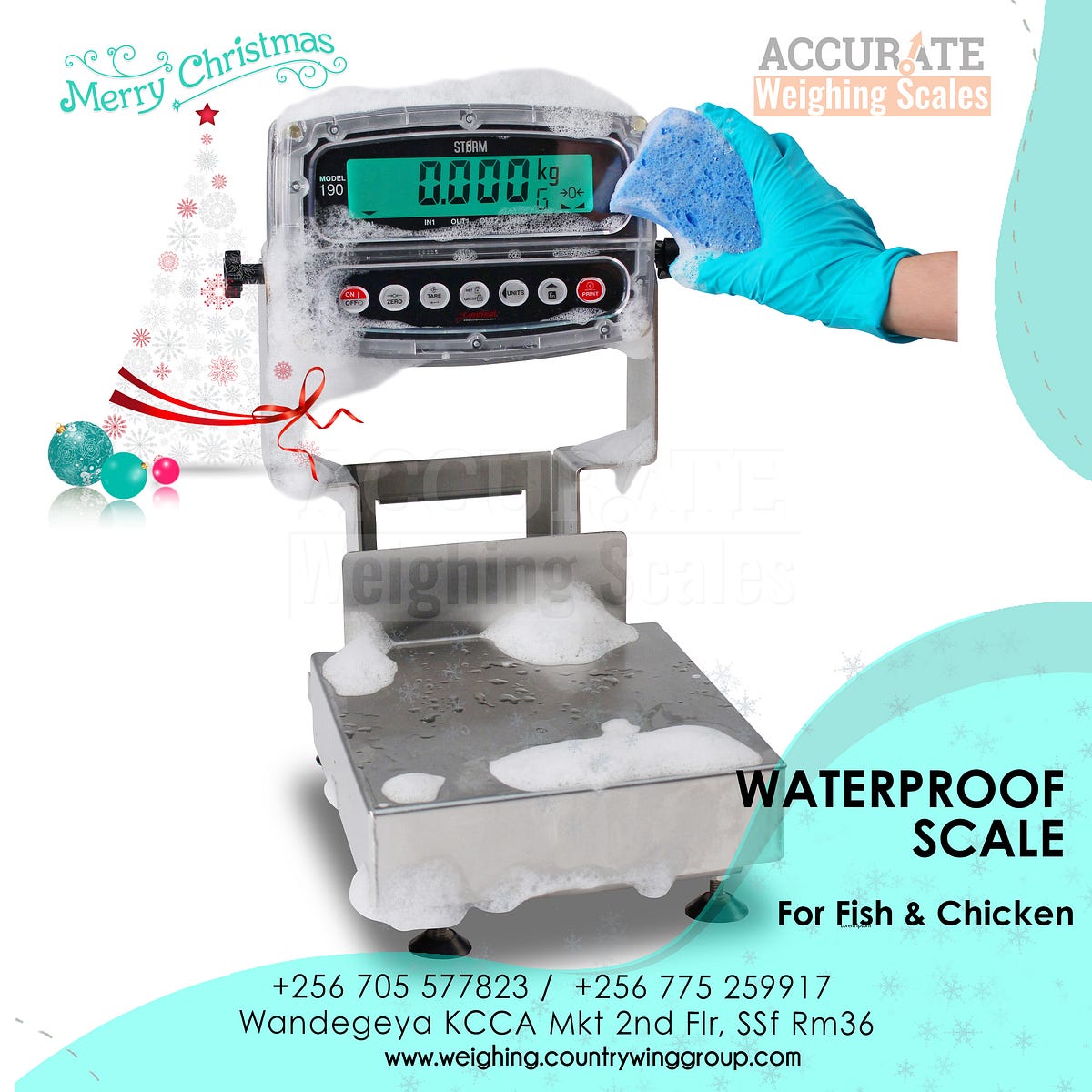 Aqua proof table top scale weighing scales 15kg capacity ...
