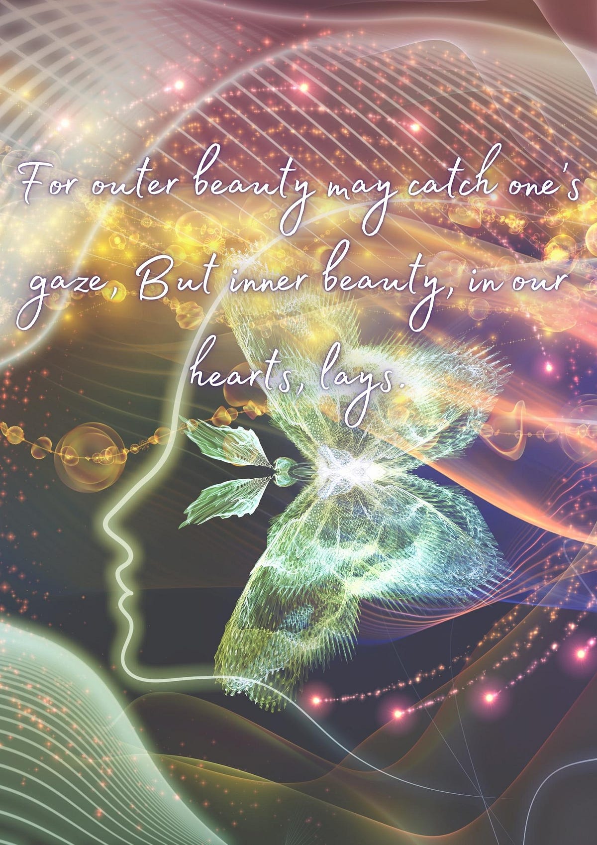 Inner Radiance. In beauty’s realm, where eyes first… | by Anjali Goti ...
