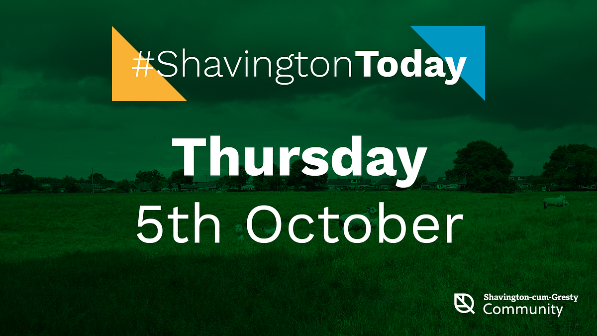 Thursday 5th October: What’s On. Including Craft and Chatter and… | by ...