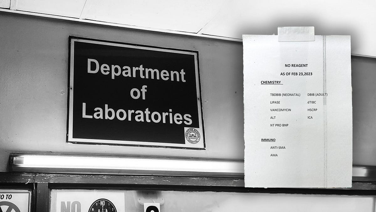 Patient care at risk as UP-PGH faces laboratory reagent shortage | by ...