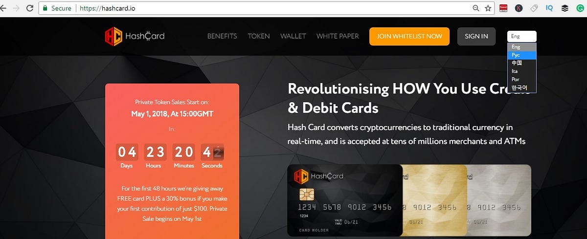 Language Option Updated in Hashcard | by Hash Card | Medium