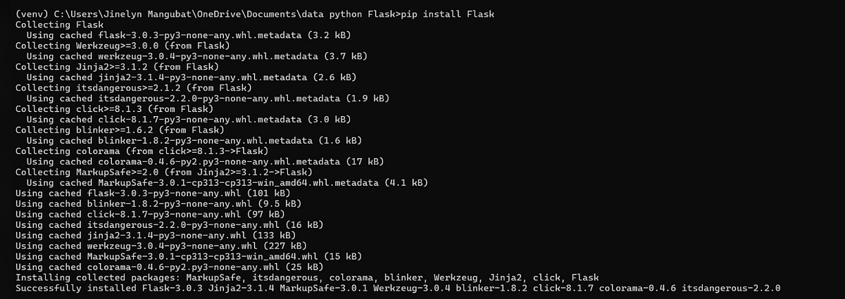 Activity 20: Python Flask Data Structure | by Mangubatjinelyn | Medium