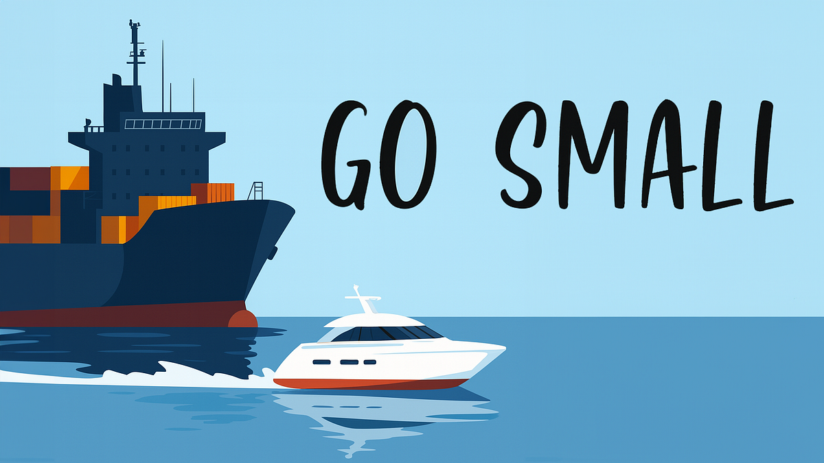 Go Small. The Secret to Scaling as a Solopreneur | by Maya Say | Write ...
