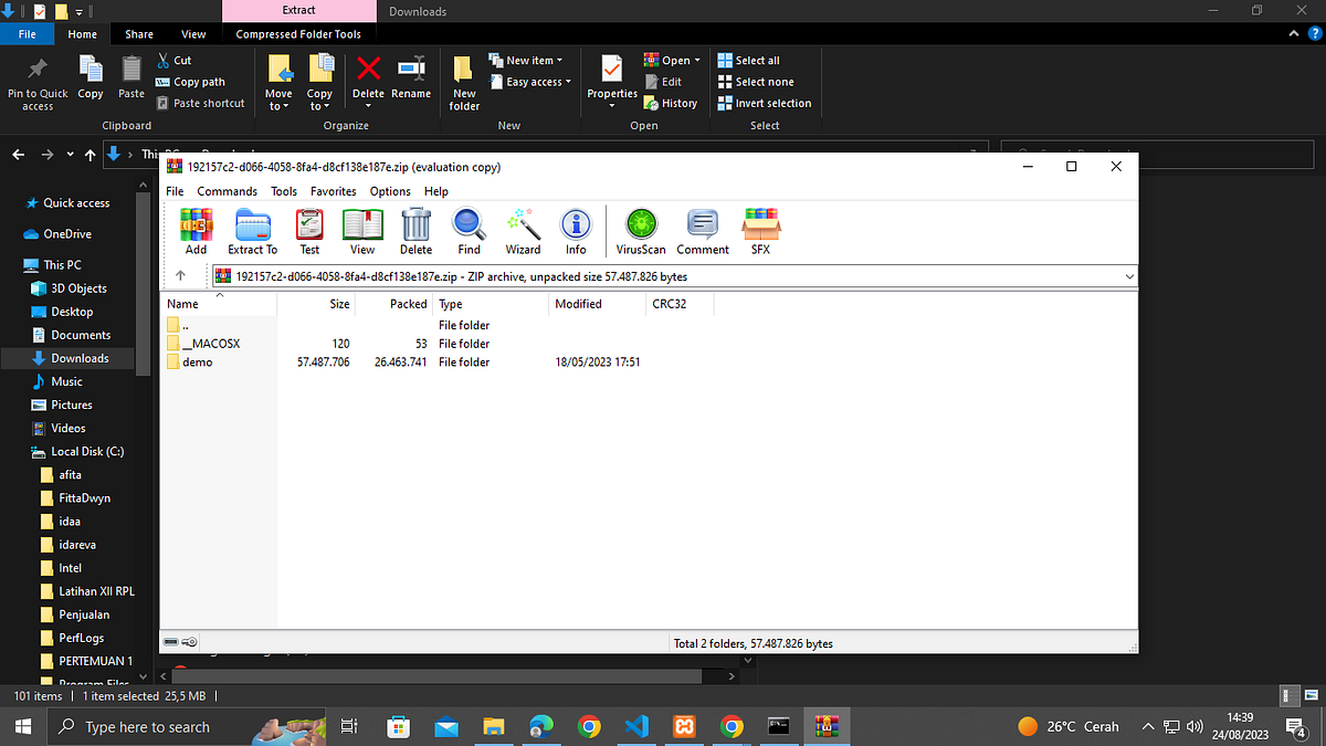 adalah mendownload template dari situs web yg bernama tabler.io Jika ...