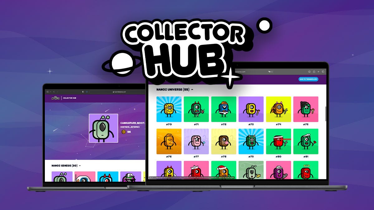 Introducing the Nanoz Collector Hub | by The Nanoz | Medium