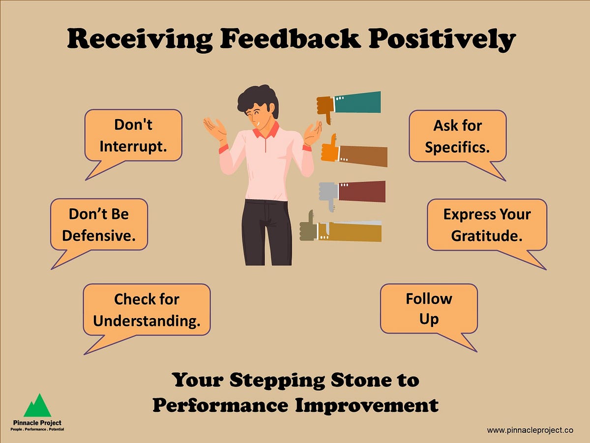 Receiving Feedback Positively. Your Stepping Stone to Performance… | by ...