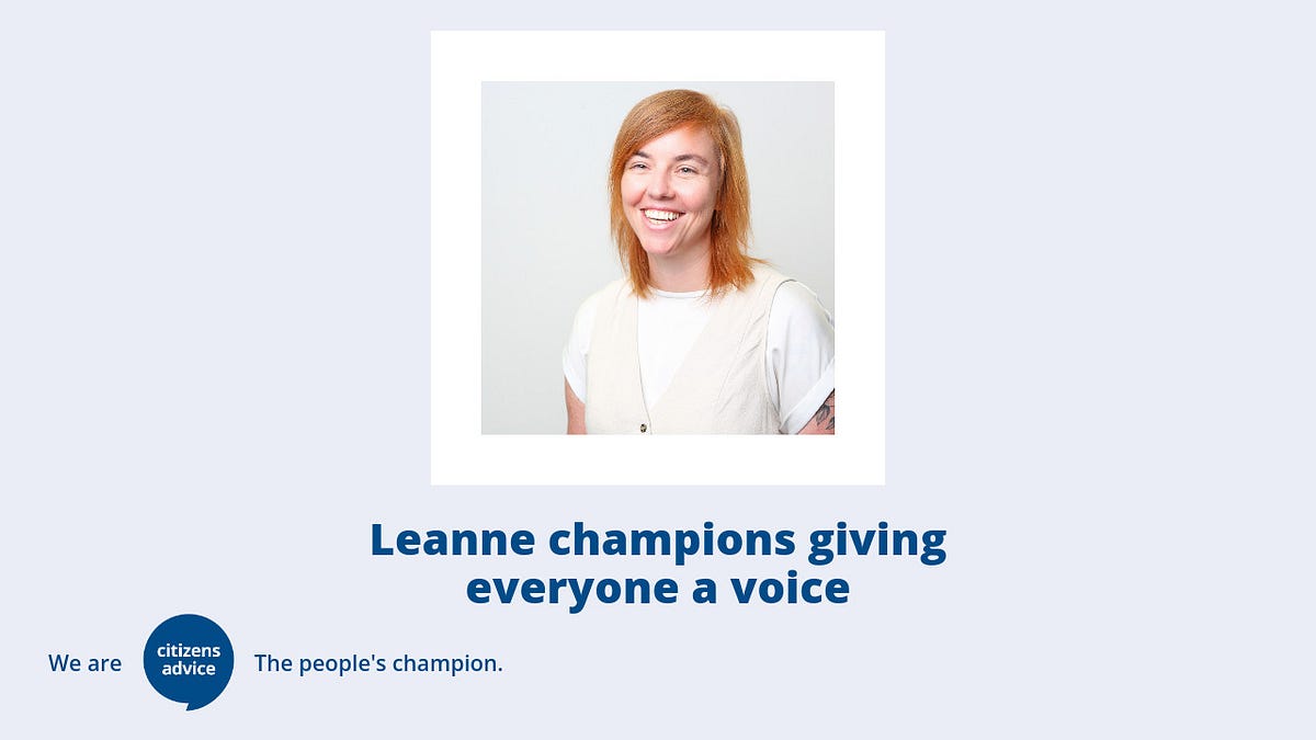 Leanne champions giving everyone a voice | by Emily Nix | We are ...