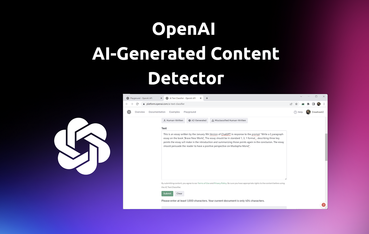 Openais New Tool Can Distinguish Between Ai Generated And Human