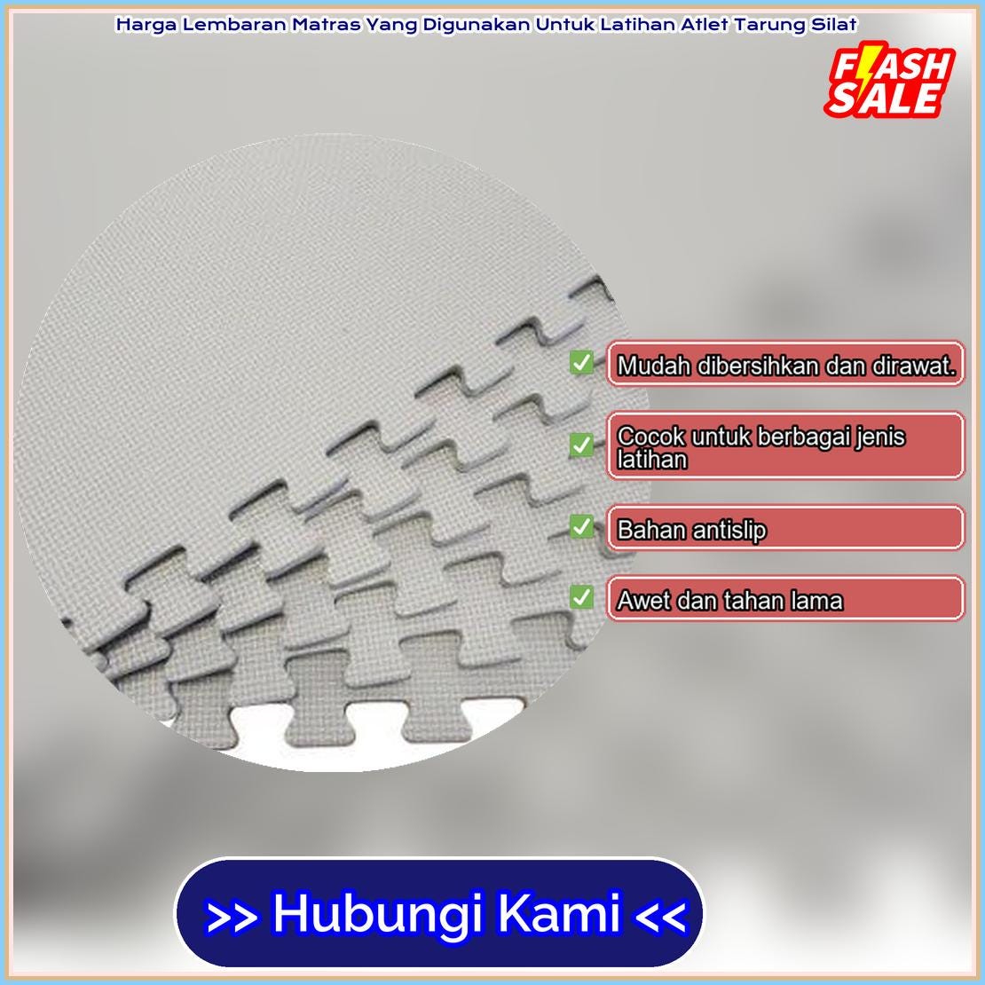Harga Lembaran Matras Yang Digunakan Untuk Latihan Atlet Tarung Silat ...