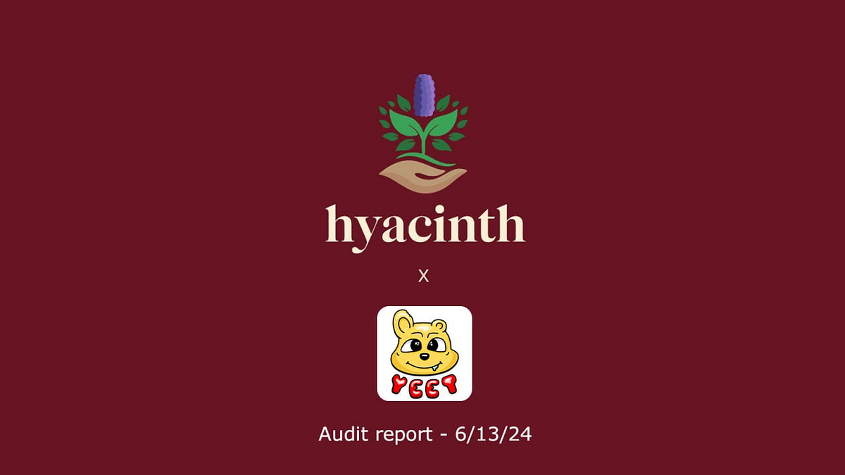 Yeet Cup Audit Report - Hyacinth - Medium