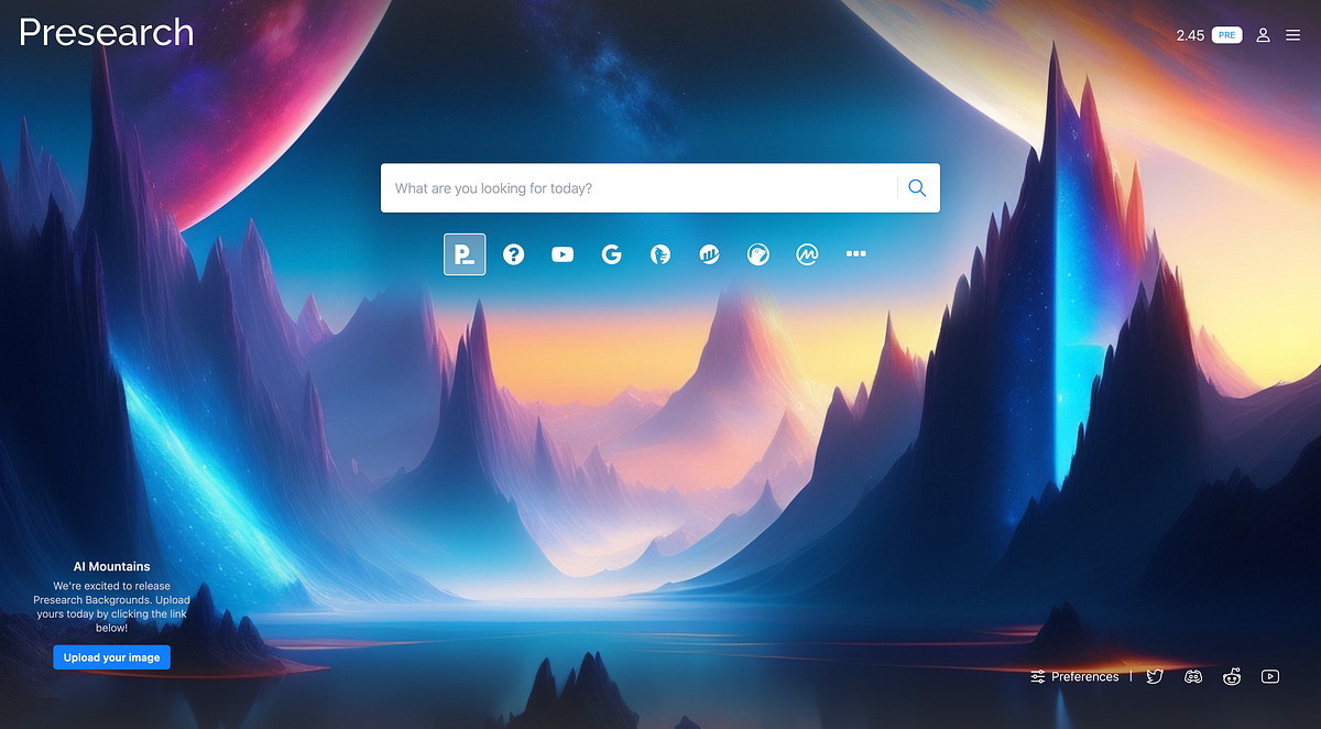 Presearch Homepage Backgrounds. Presearch constantly strives to… | by ...