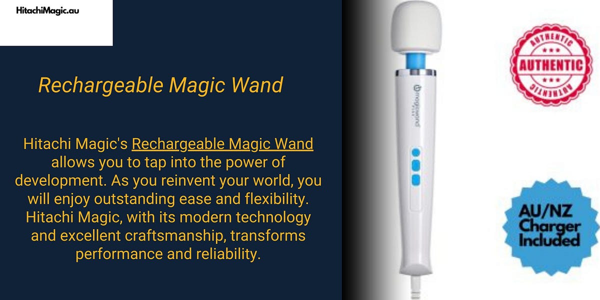 Rechargeable Magic Wand | Hitachi Magic - Hitachimagic - Medium
