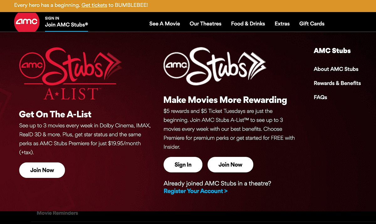Undercover Marketing Secrets #55: AMC Theatre’s Stubs program gets high ...