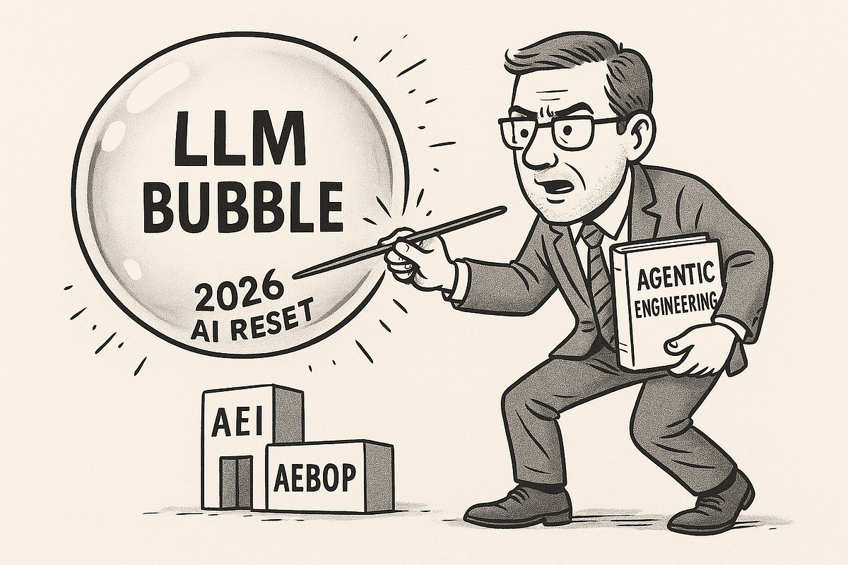 The LLM Bubble Is Bursting: The 2026 AI Reset Powering Agentic ...