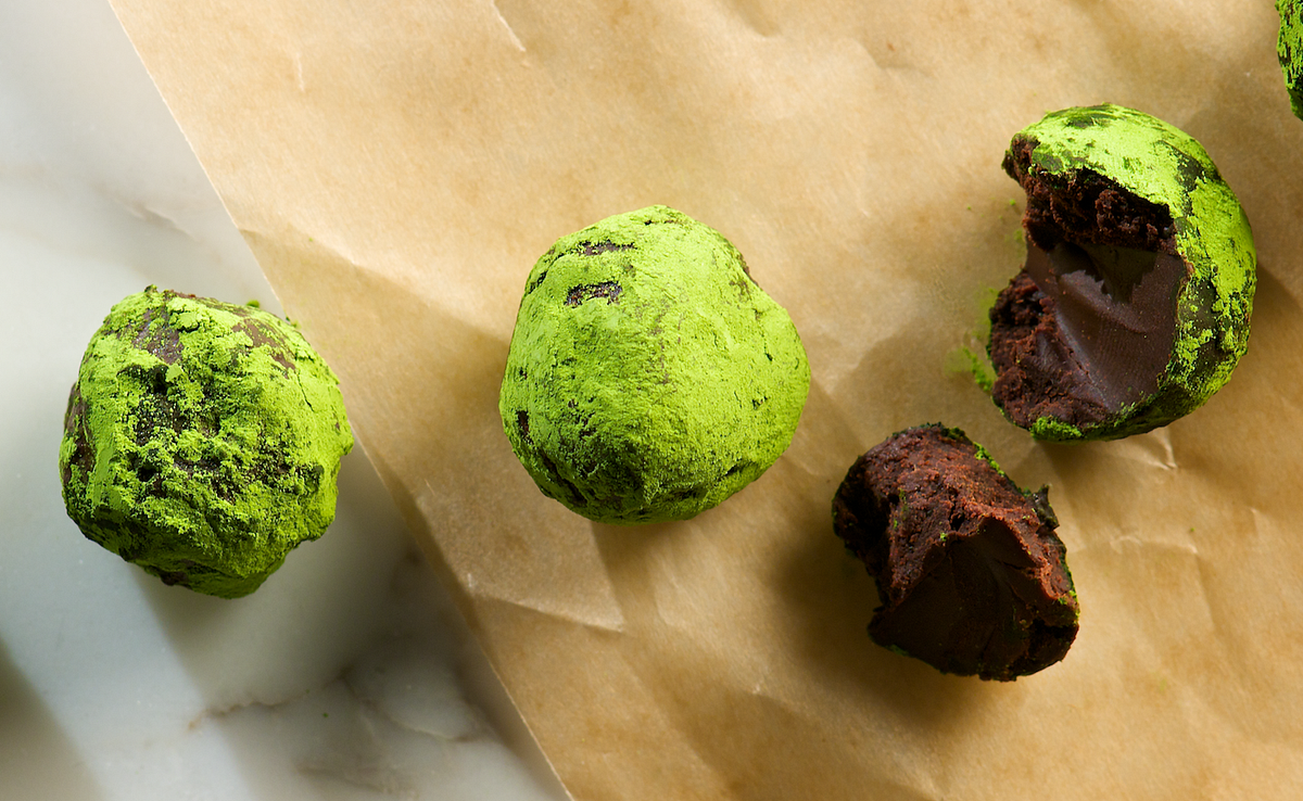 Green Tea Dark Chocolate Truffles | by The Food Channel | Medium