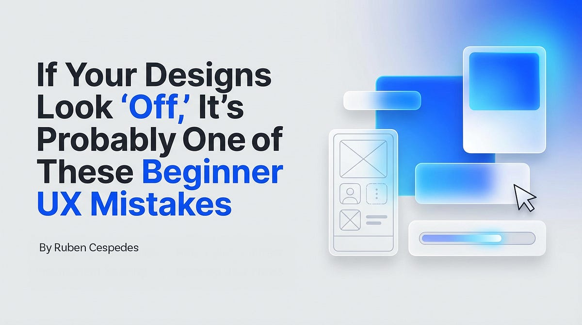 If Your Designs Look ‘Off,’ It’s Probably One of These Beginner UX ...