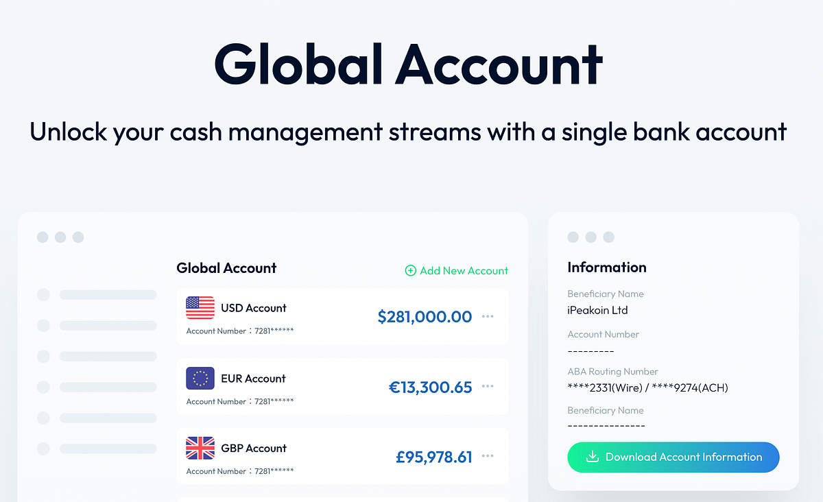 Introducing our Global Account. Why start with Global Account? | by ...