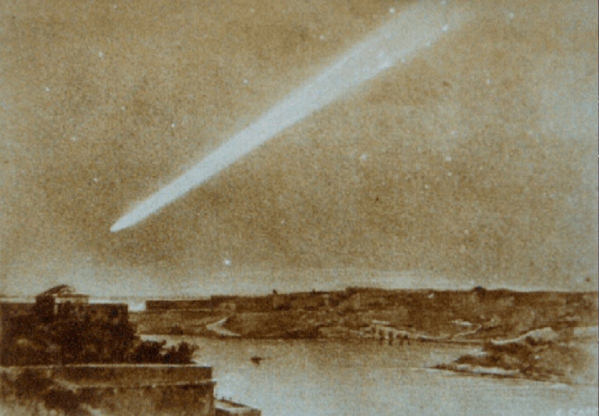 The Great Comet of 1910.. Halley’s Comet and the hysteria that… | by ...