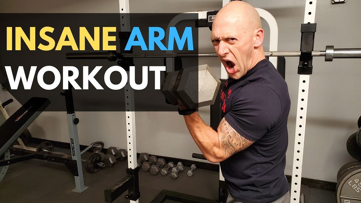 Arm Workout for Mass | Get BIGGER ARMS | by Bones to Bulk | Medium