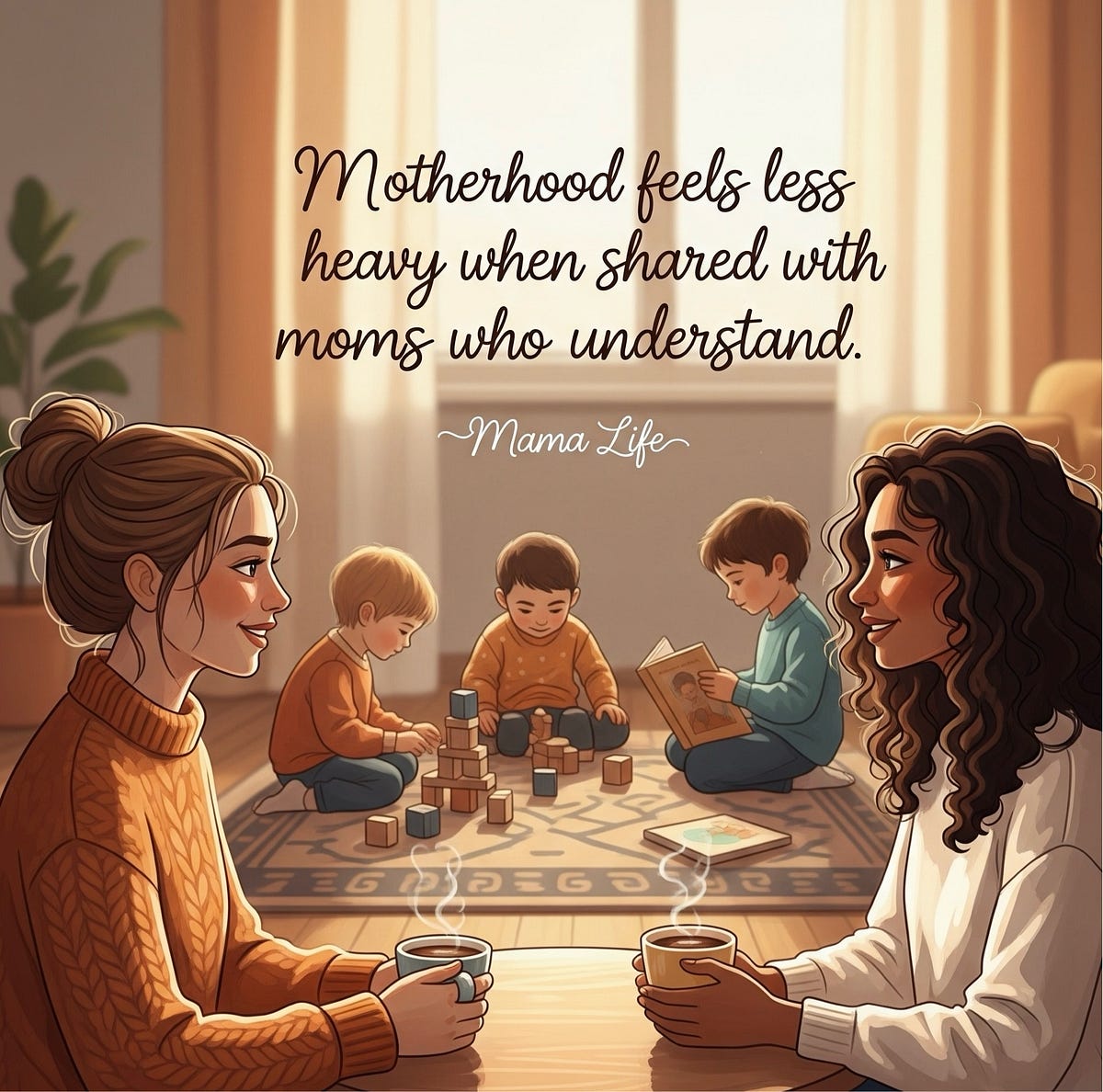 Why Every Mom Needs Mom Friends. Being a mom isn’t always simple, and… | by MAMA Life | Aug ...