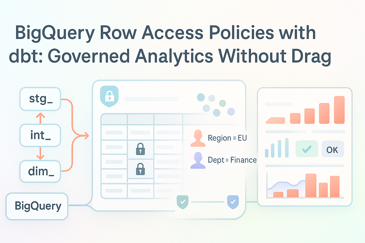 BigQuery Row Access Policies with dbt: Governed Analytics Without Drag ...