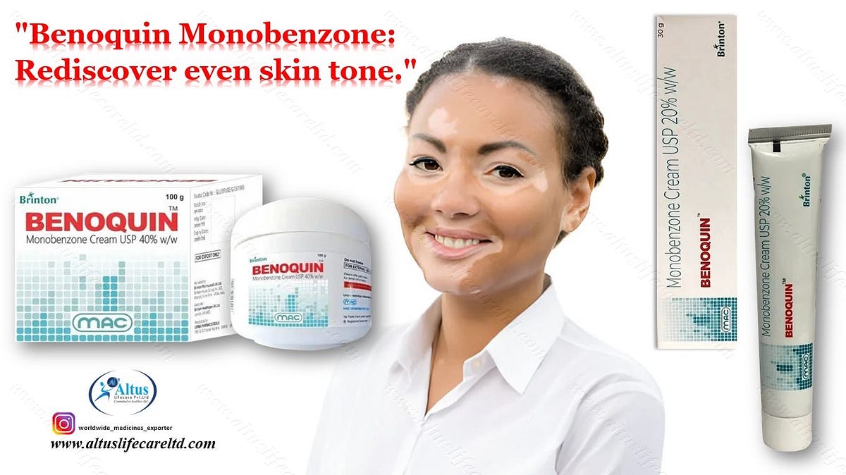 Discover the Miracle Benoquin 20% Cream: Monobenzone for Vitiligo ...